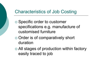 Job costing power point show | PPSX