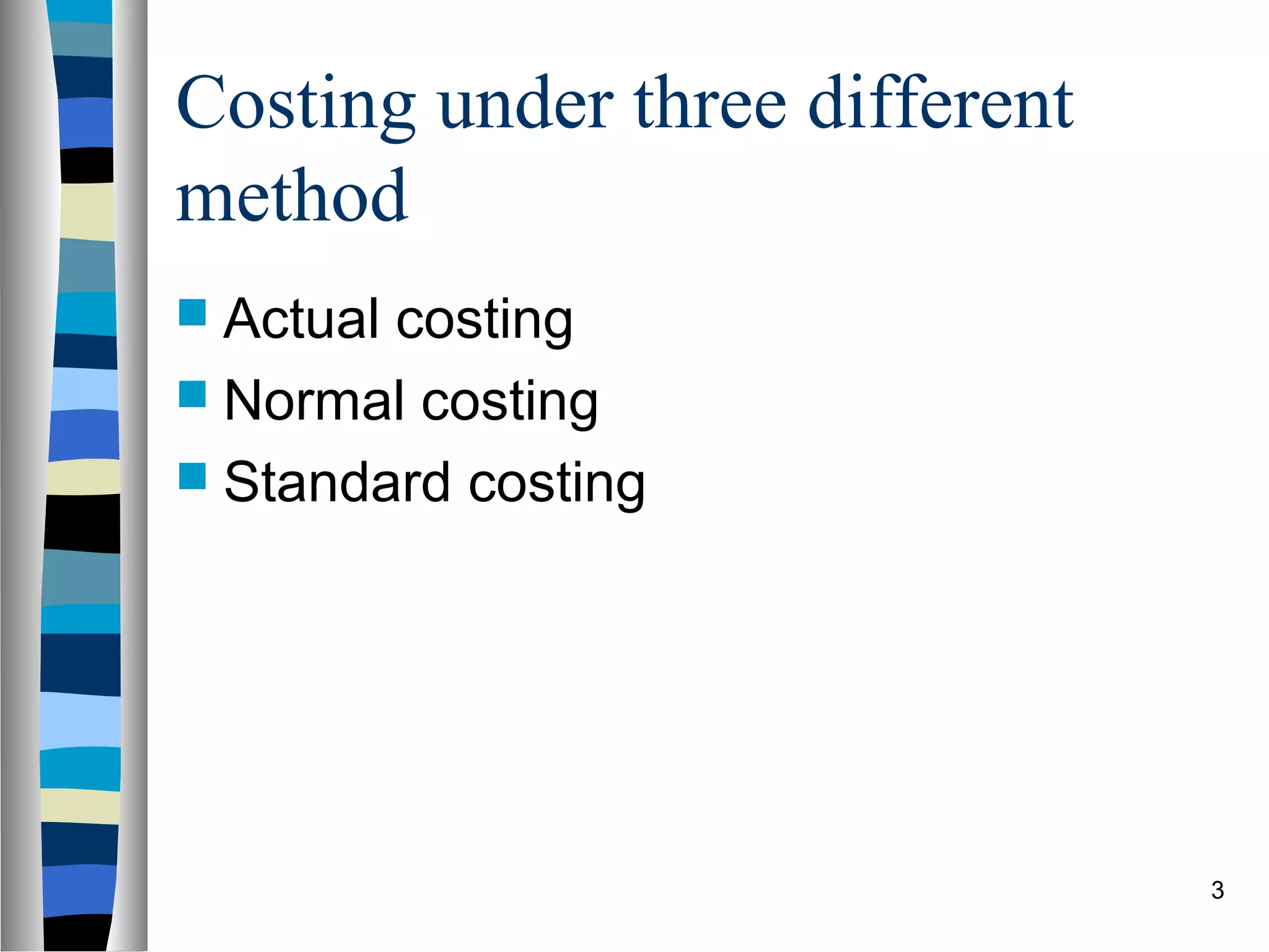 Job costing slides | PPT