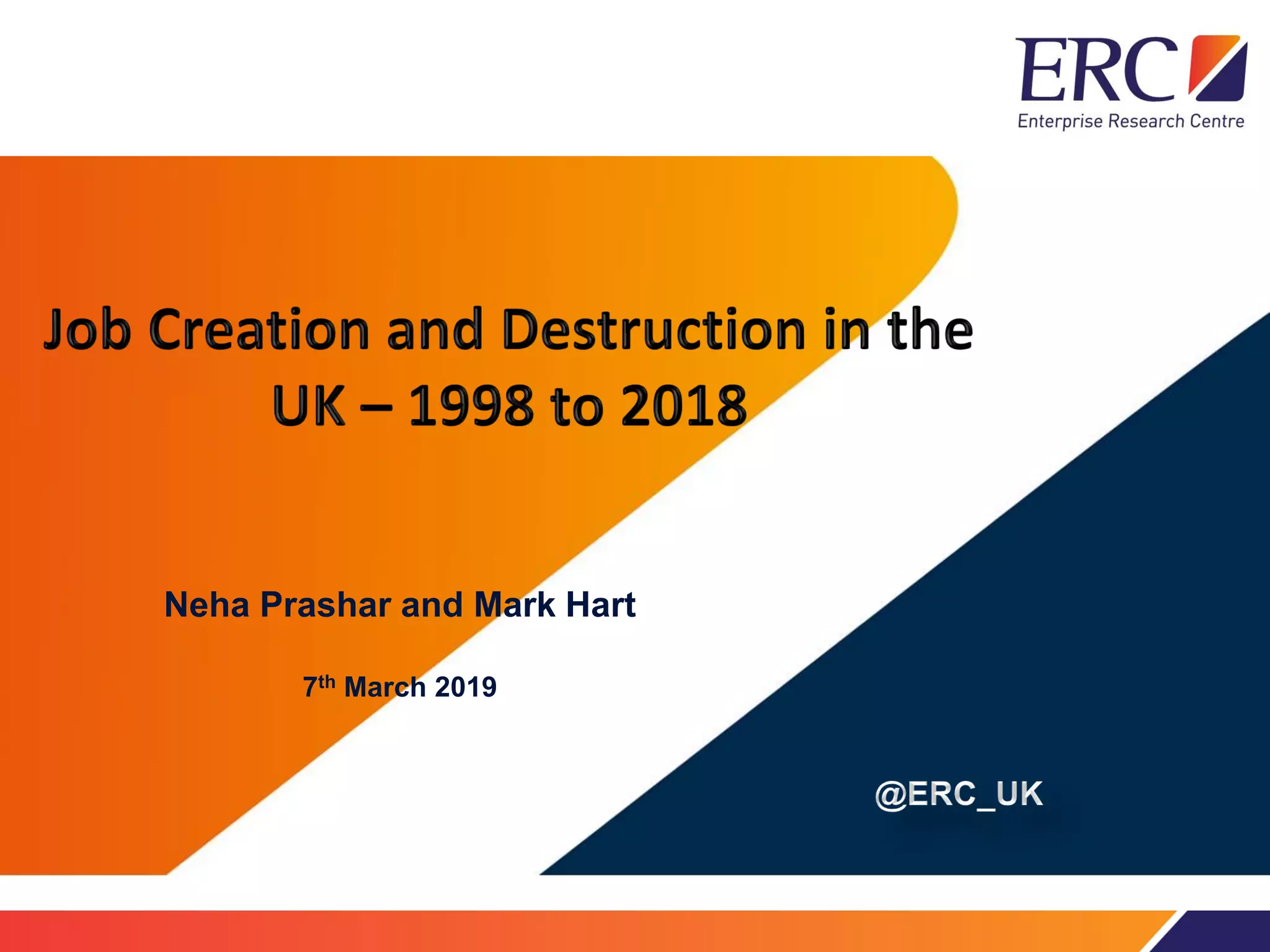 Job creation and destruction in the english regions and devolved ...
