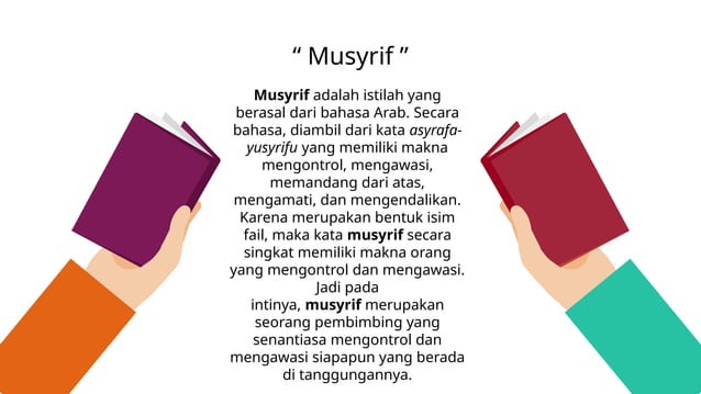 Tugas dan Fungsi Musyrif di Pondok Tahfidz | PPTX | Chemistry | Science