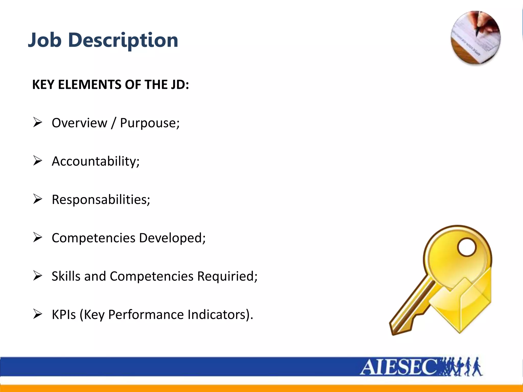 Job description | PPT