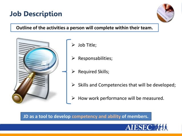 Job description | PPT