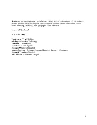 Job description | PDF