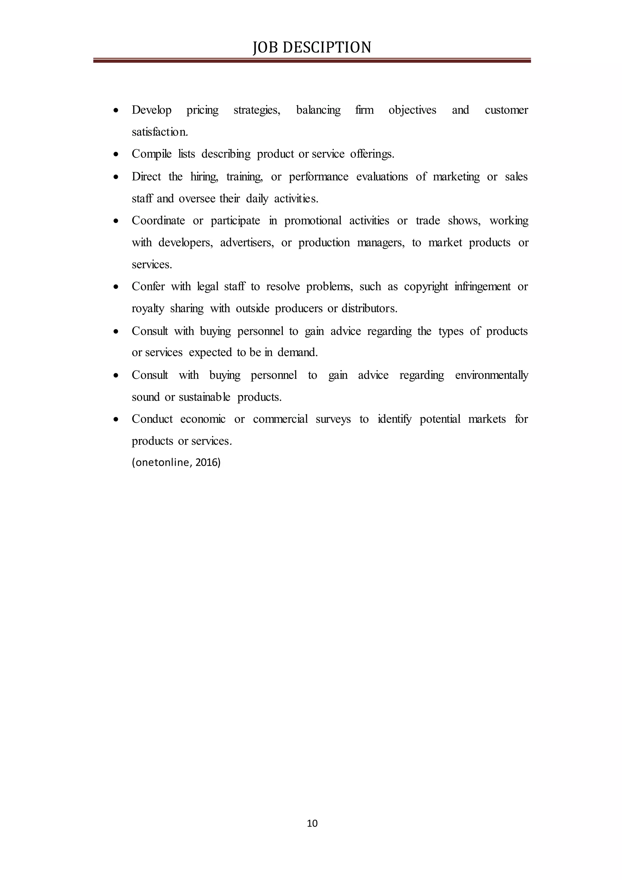 ‫Job description-Human Resource Management | DOCX
