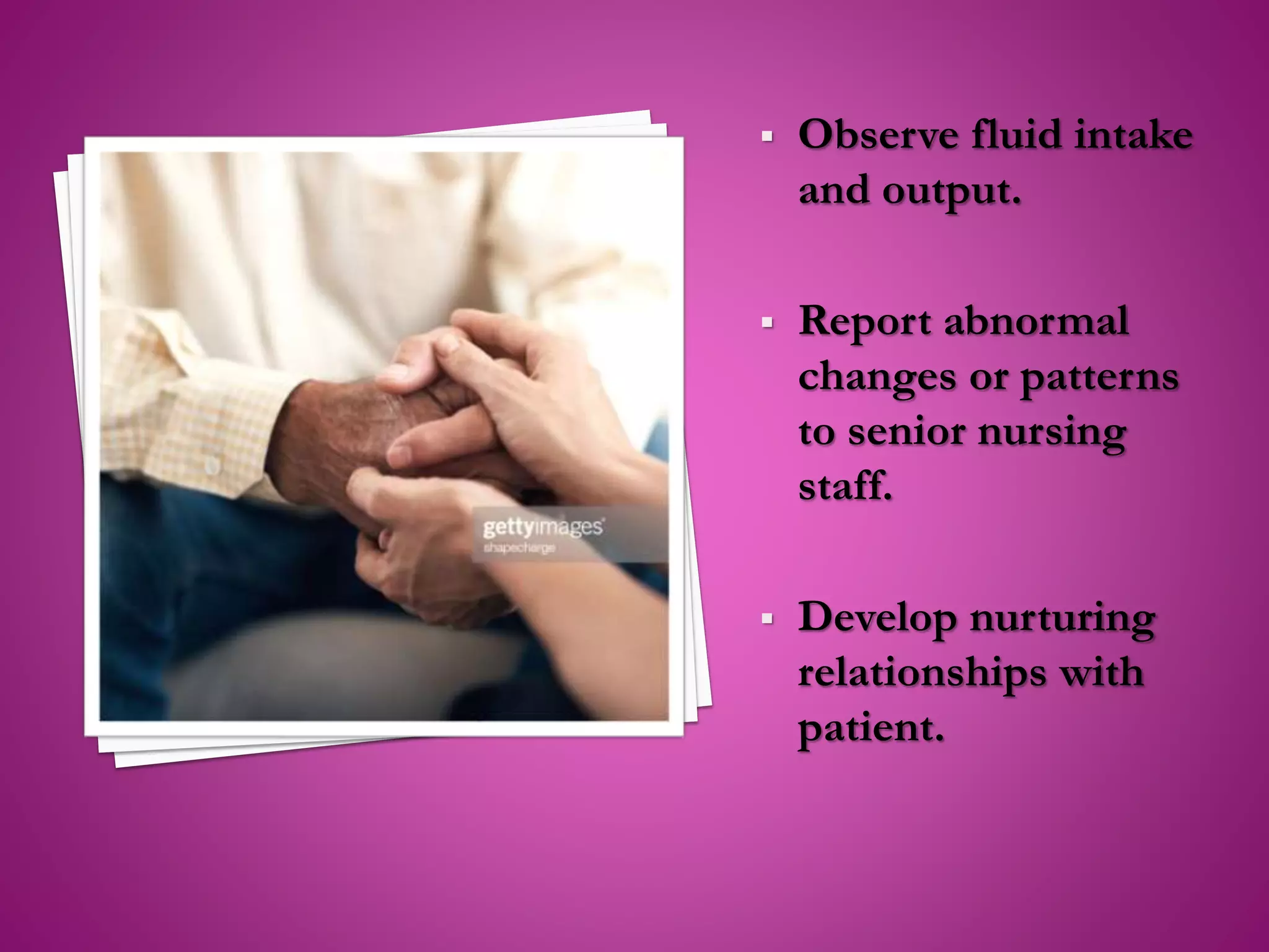 Job description ( Nursing Assistant ) | PPTX