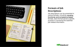What is Job Description in HRM, Its Meaning and Definition | PPT
