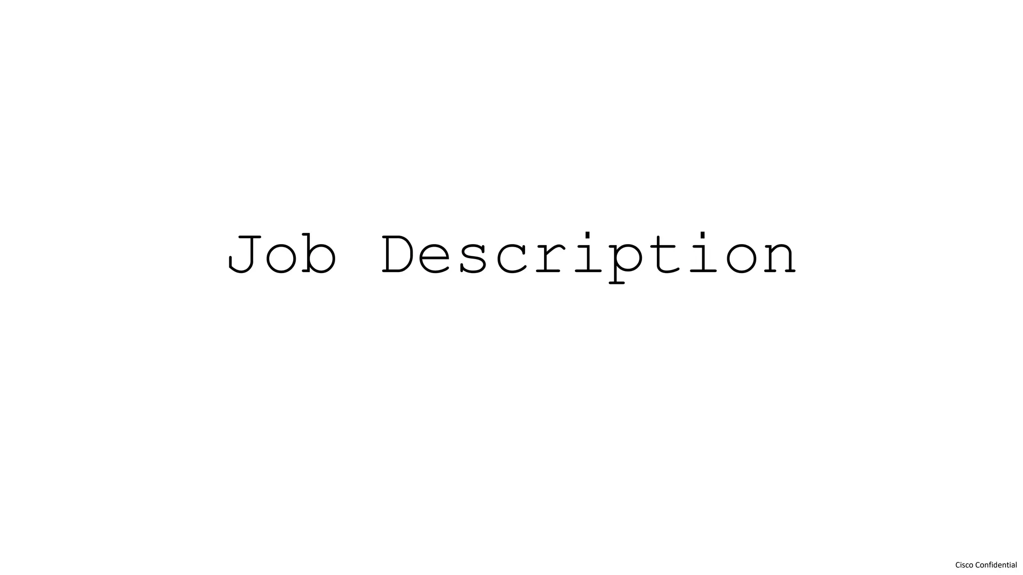 Job Description Responsibilities and Requirements for Cloud Engineer | PPT