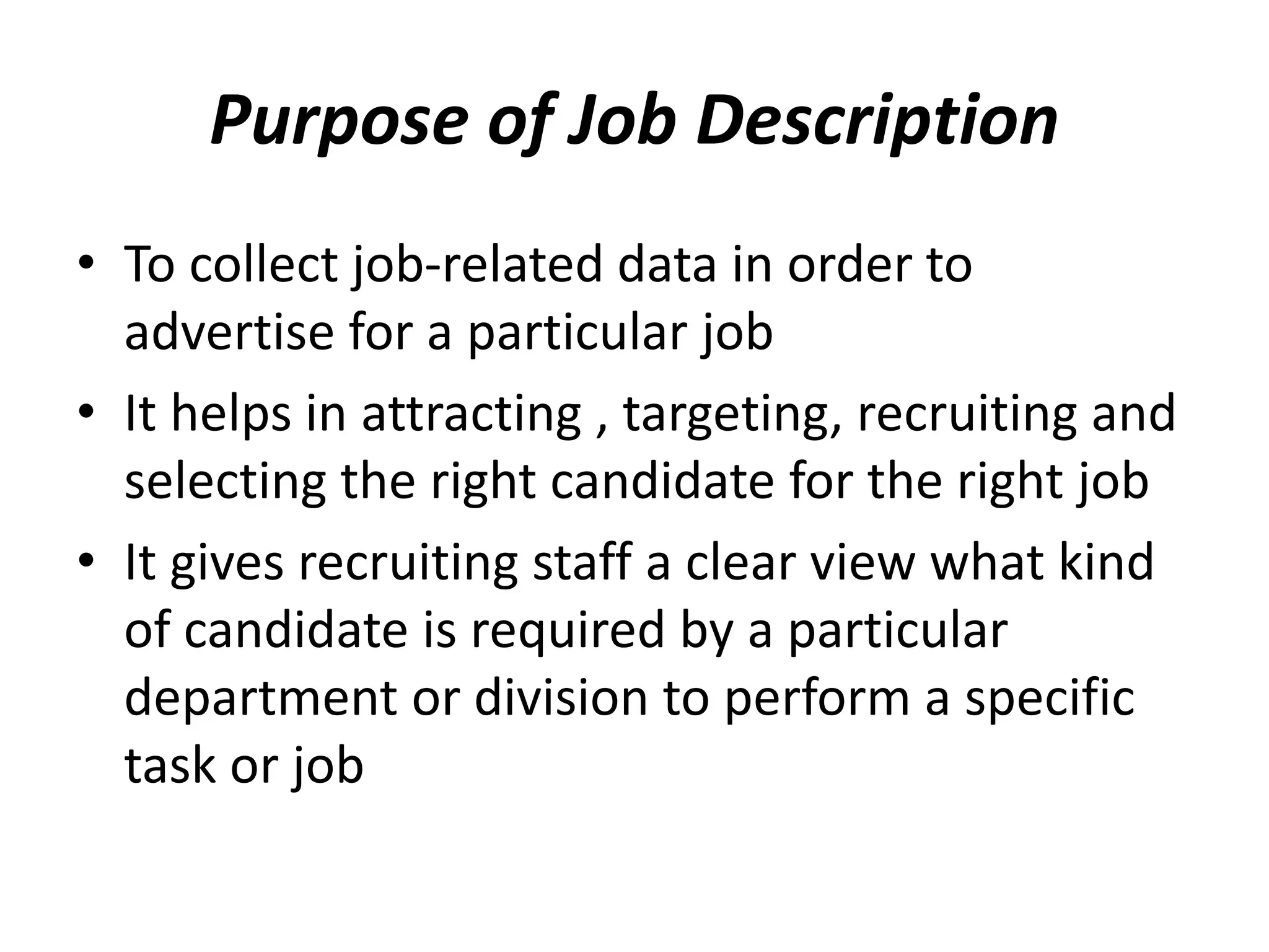 Job Description, Job Specification.pptx.final.pptx | Infectious ...