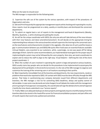 Job description of information officer | DOCX
