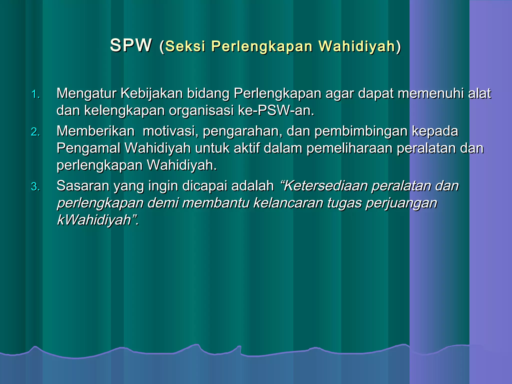 JOB DESCRIPTION PSW KECAMATAN | PPT
