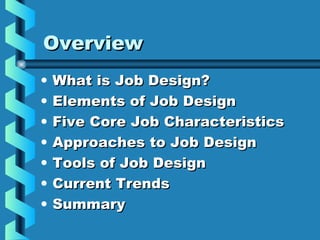Job design | PPT