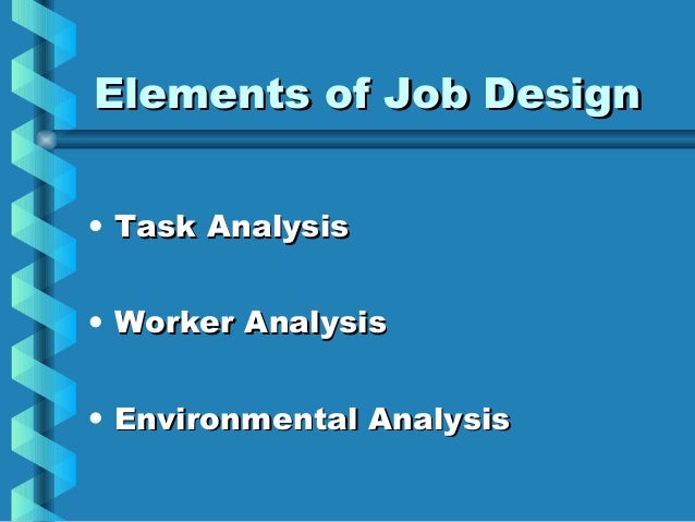 Job design