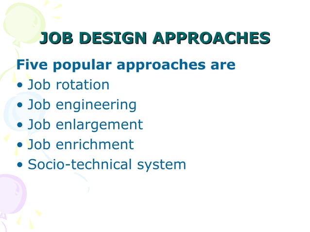 Job design | PPT