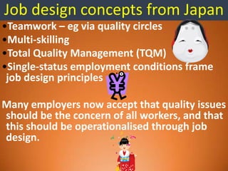Job design | PPT
