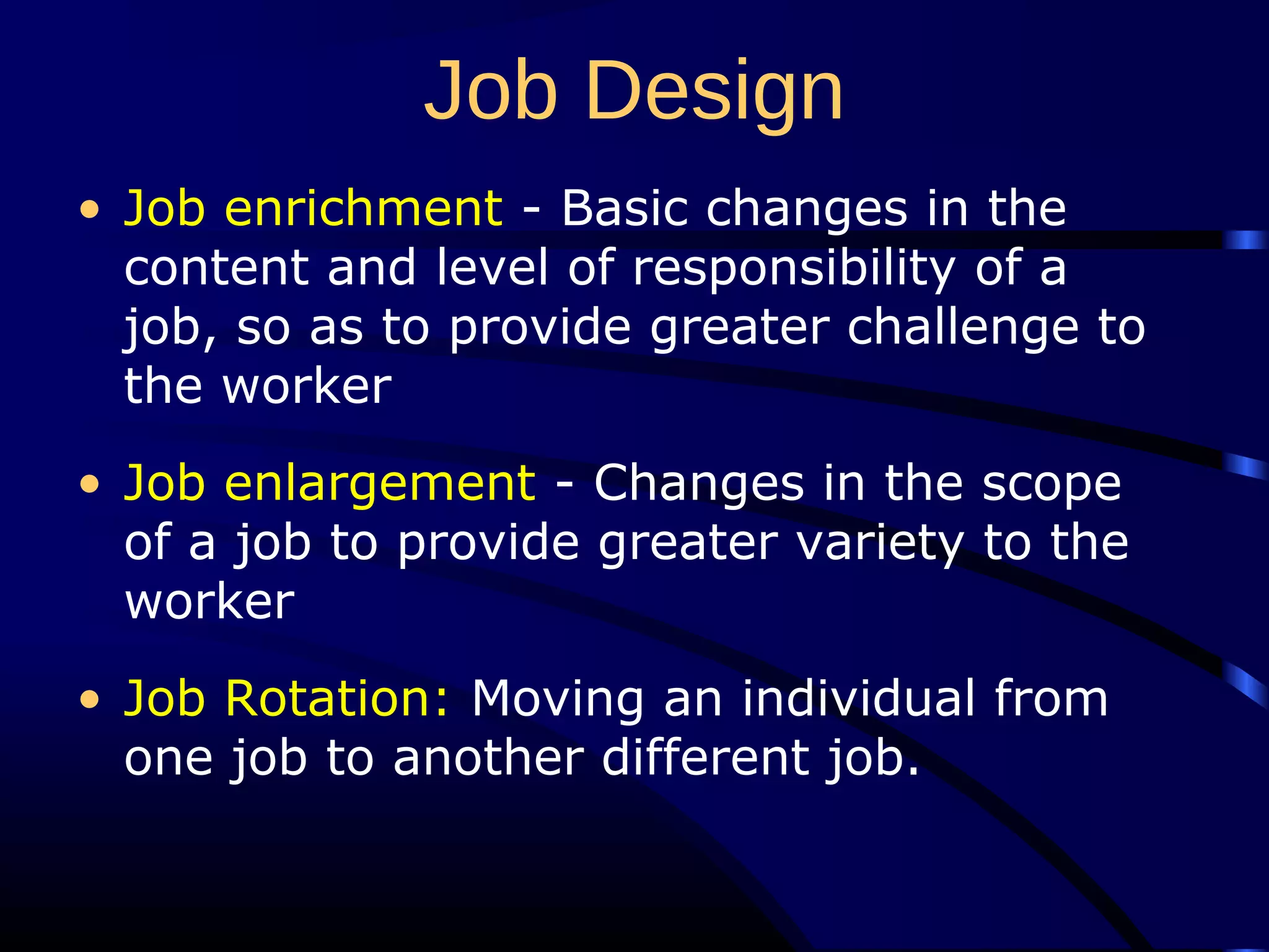 Job design | PPT