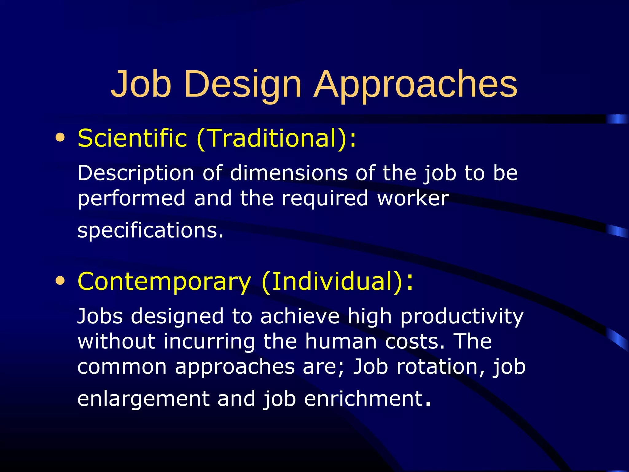 Job design | PPT