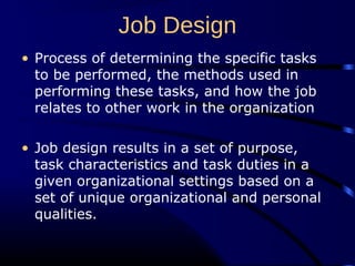 Job design | PPT
