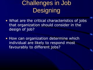Job design | PPT