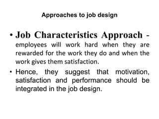 Job design | PPT