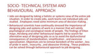 Job design for human resource mnagement | PPTX