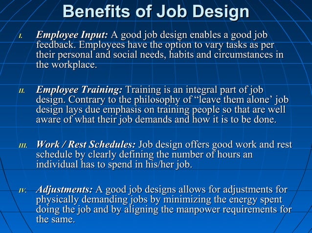 What is Job Design??? | PPT