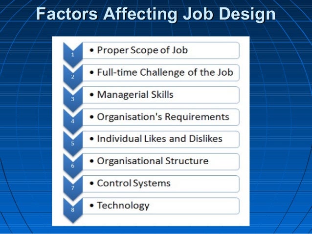 What is Job Design???