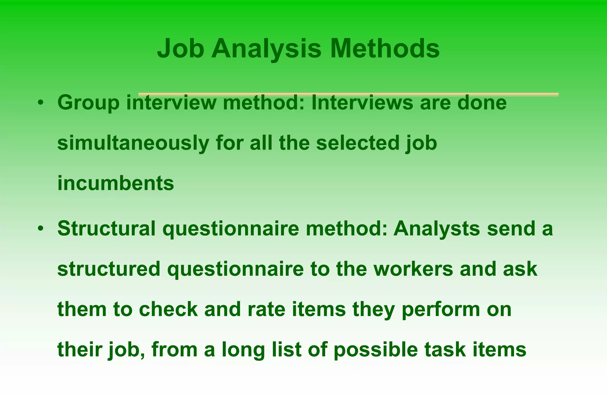 Job design and job analysis | PPT