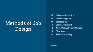 Job design and quality of work life | PDF