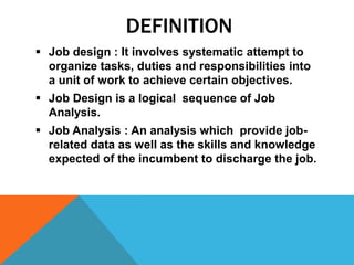 Job design | PPTX