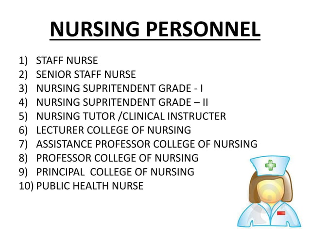 Job discription of nursing personnel | PPTX