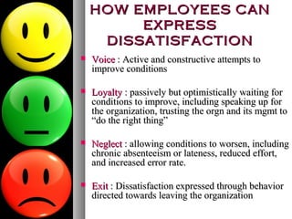 Job Dissatisfaction | PPT