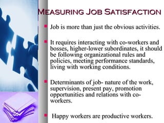 Job Dissatisfaction | PPT