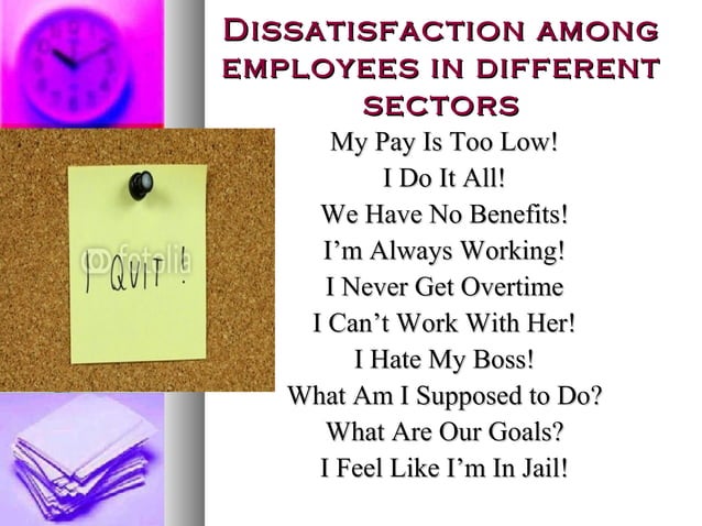 Job Dissatisfaction | PPT