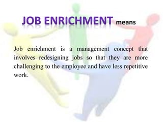 Job enrichment & Job enlargement | PPT | Free Download
