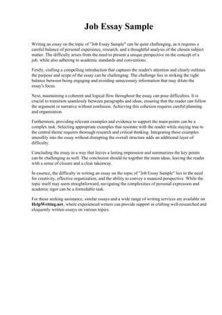 Job Essay Sample.pdf