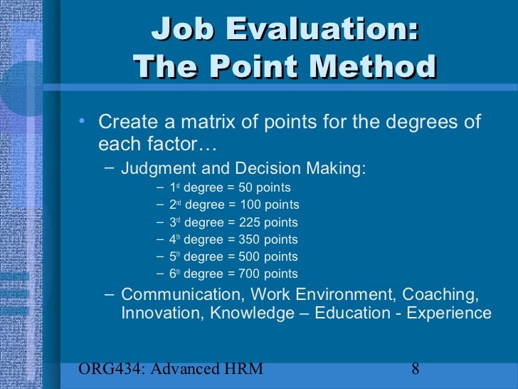 Job Evaluation job-evaluation