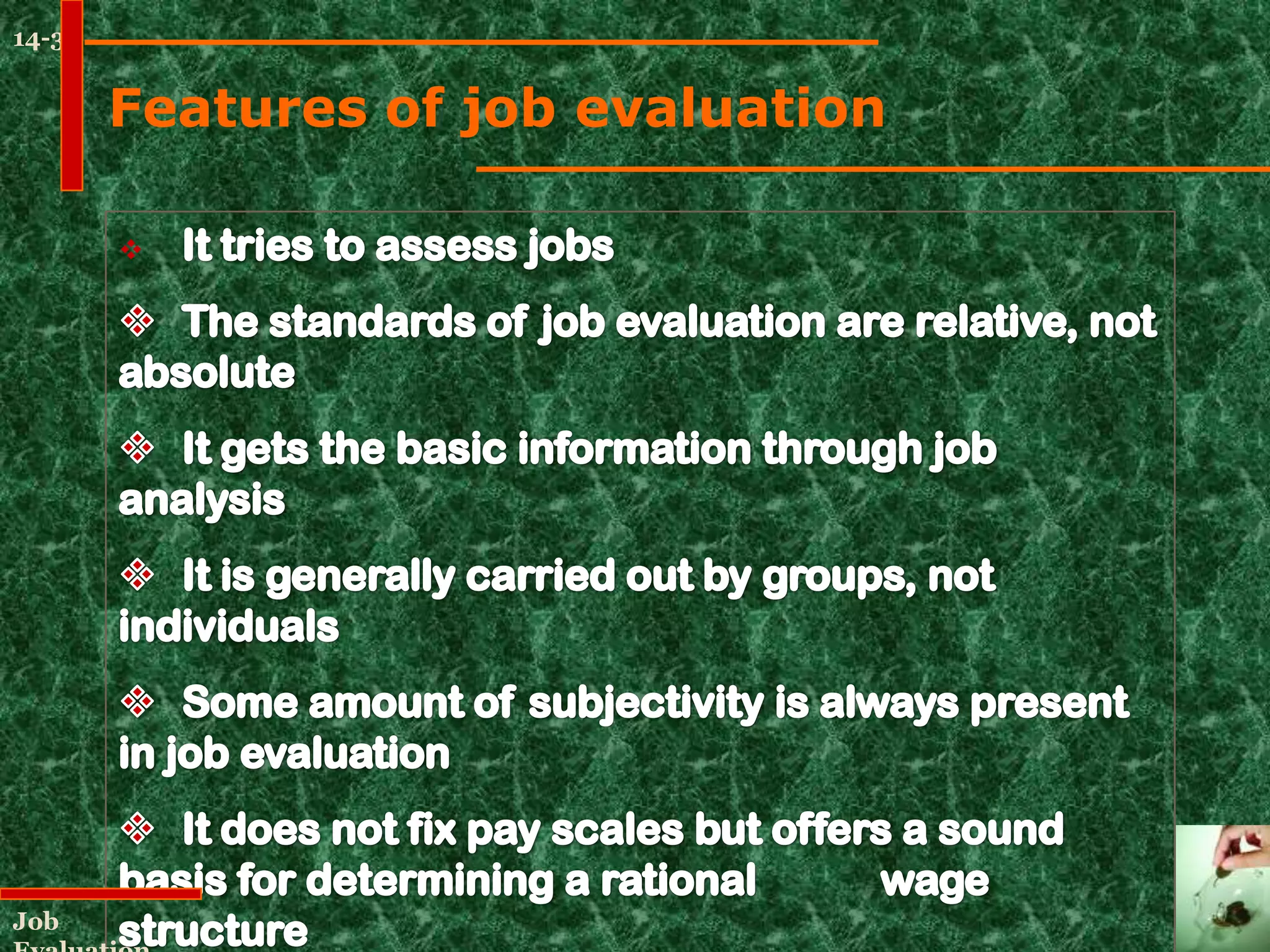Job evaluation. | PPT