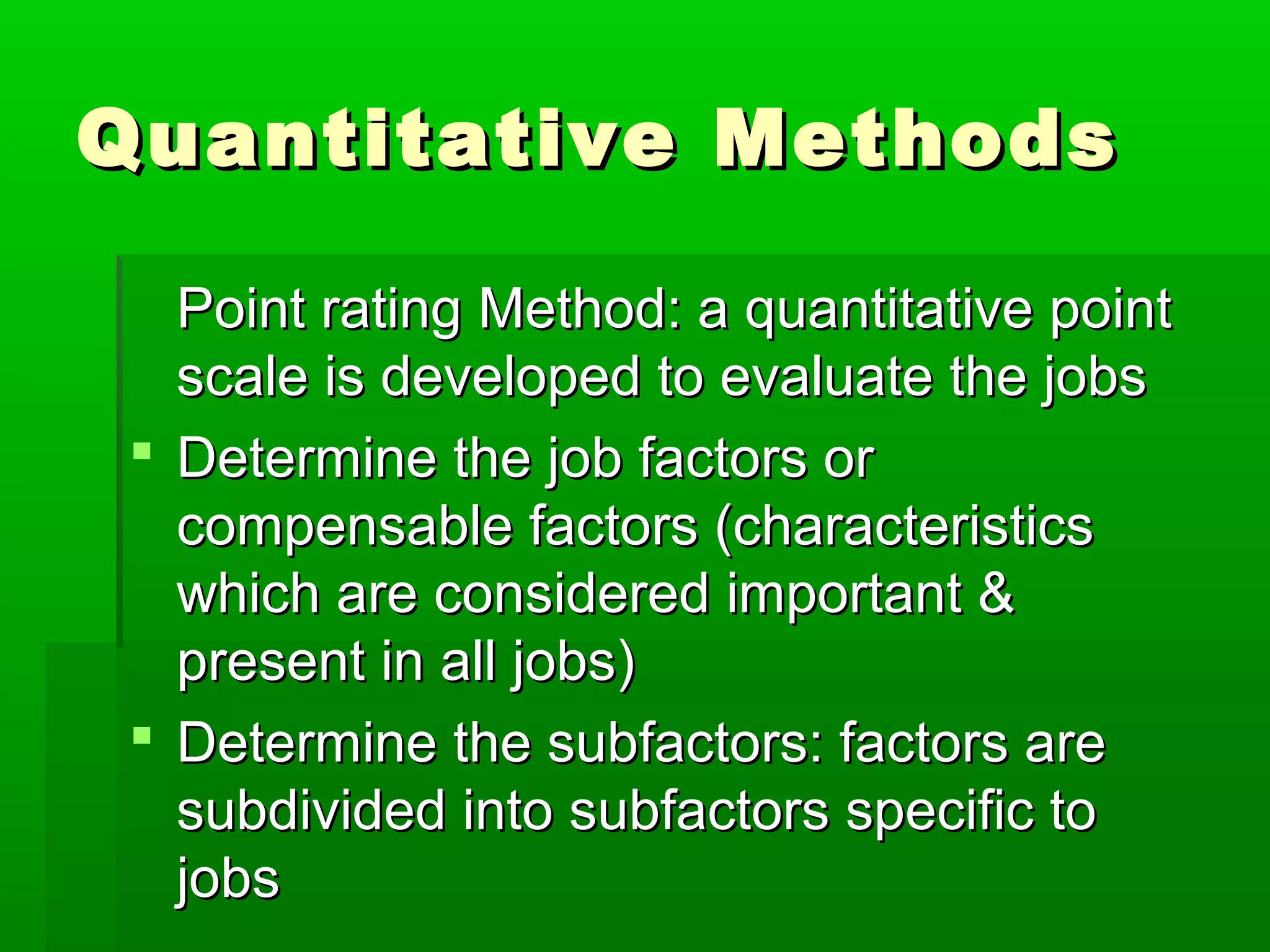 Job evaluation | PPT