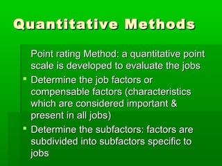 Job evaluation | PPT