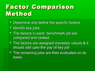 Job evaluation | PPT