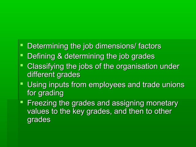 Job evaluation | PPT