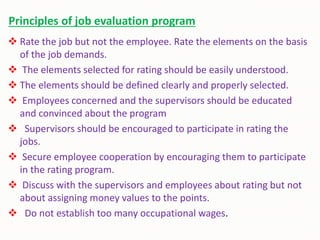 Job evaluation | PPTX