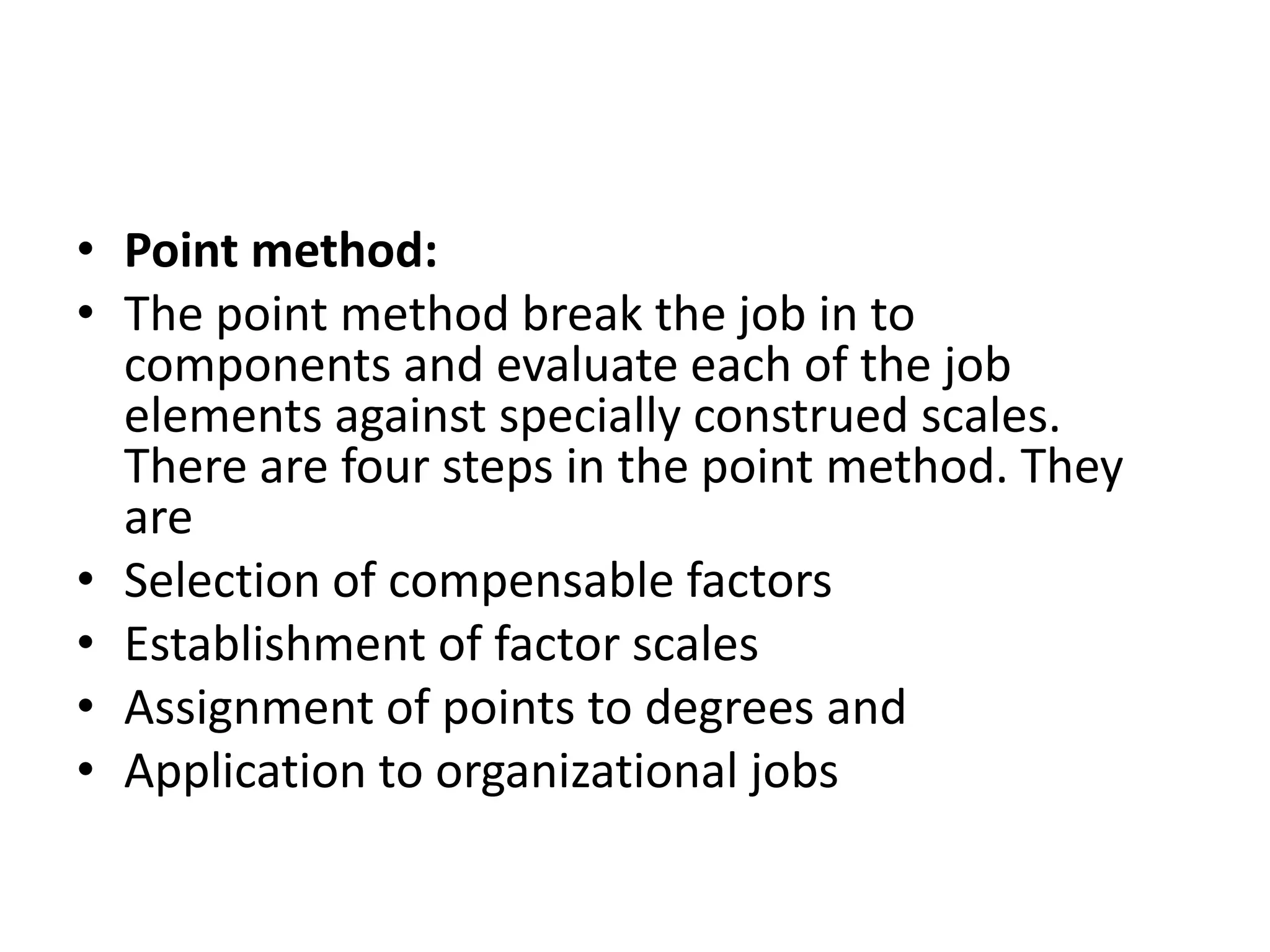 Job evaluation | PPTX