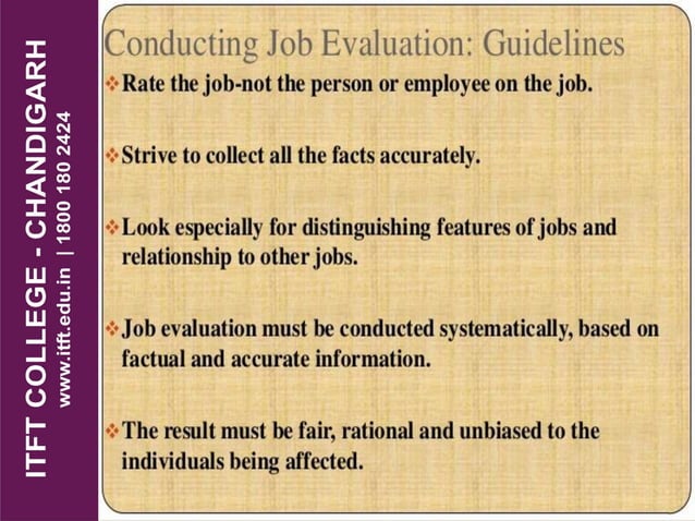 ITFT-Job evaluation | PDF