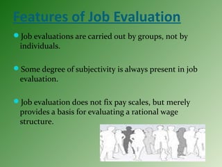 Job evaluation its methods and advantages & dis-advatages | PPT