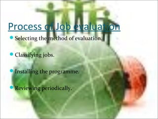 Job evaluation its methods and advantages & dis-advatages | PPT
