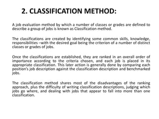 Job evaluation | PPTX