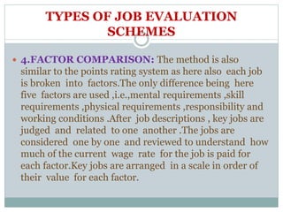Job evaluation | PPTX | Job Market | Economy