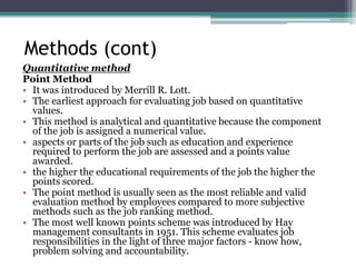 Job evaluation | PPTX