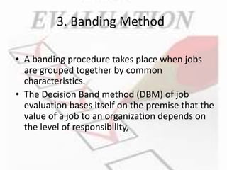 Job evaluation | PPTX